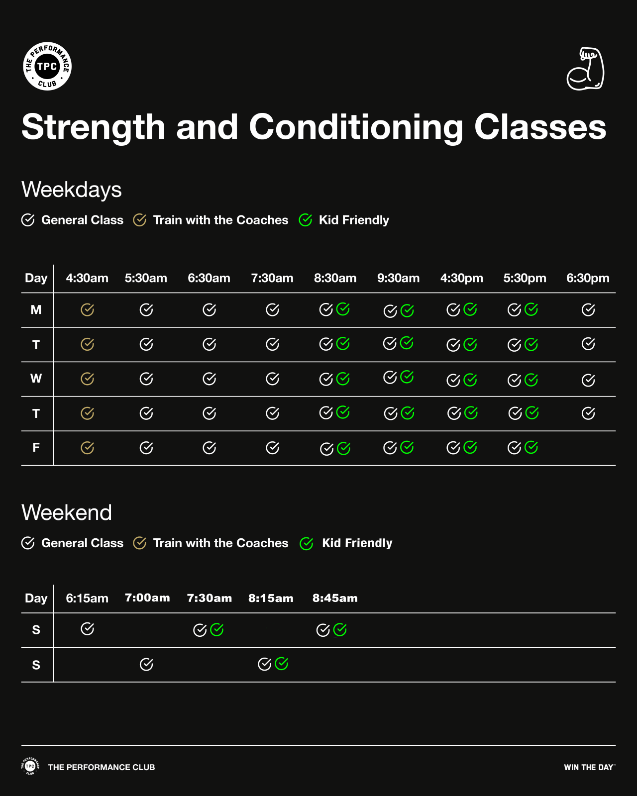 Classes - Strength and Conditioning | The Performance Club